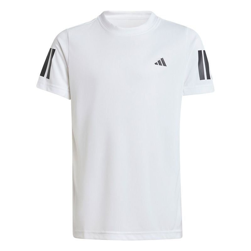 adidas Boys' Club 3 Stripes Tee - JI9249 – All About Tennis