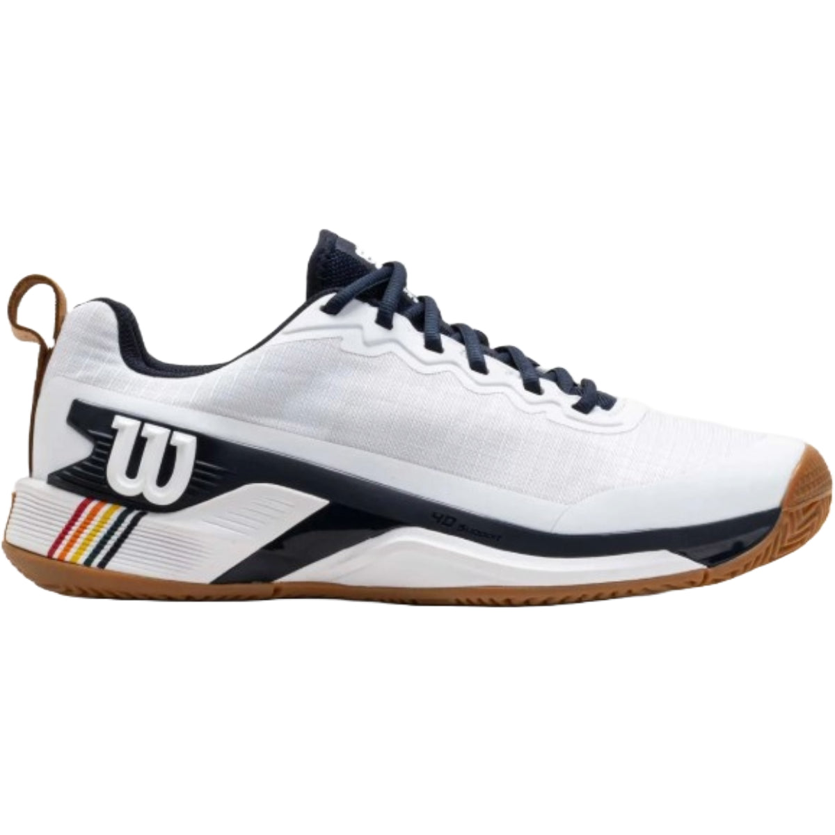 Wilson Men's Rush Pro 4.5 Clay Roland Garros - White/Navy Blazer/Gum ...