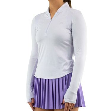 Wilson Women's All Day 1/2 Zip Long Sleeve - Lavender – All About Tennis