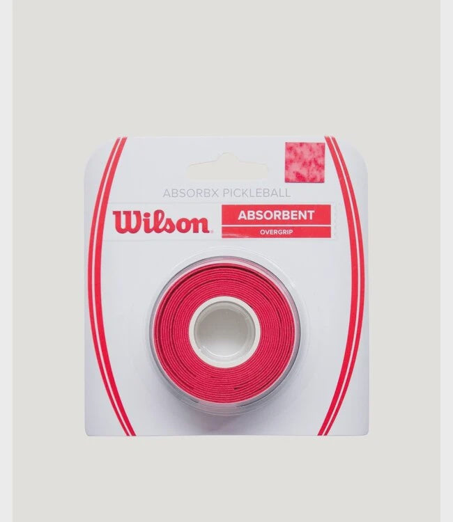 Wilson Absorbx Overgrips 3 Pk- Red – All About Tennis